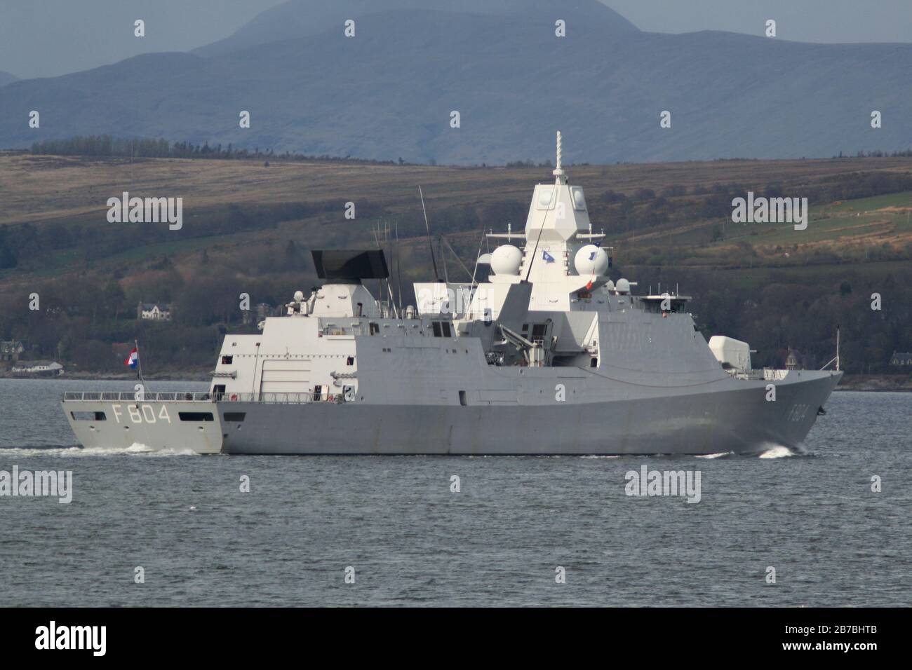 HNLMS De Ruyter (F804), a De Zeven Provincien-class frigate operated by ...
