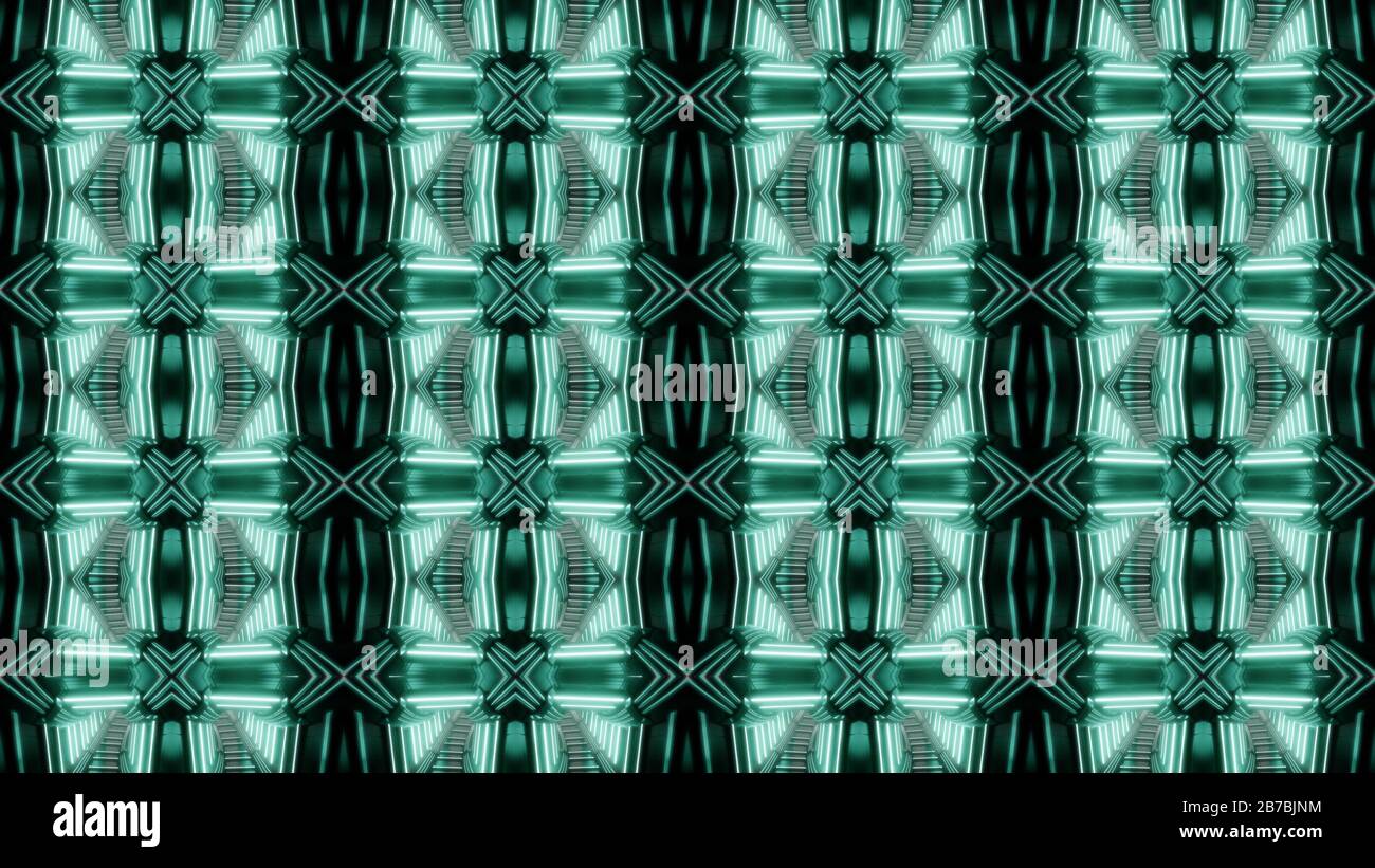 seamless abstract futuristic pattern 3d rendering illustration Stock ...