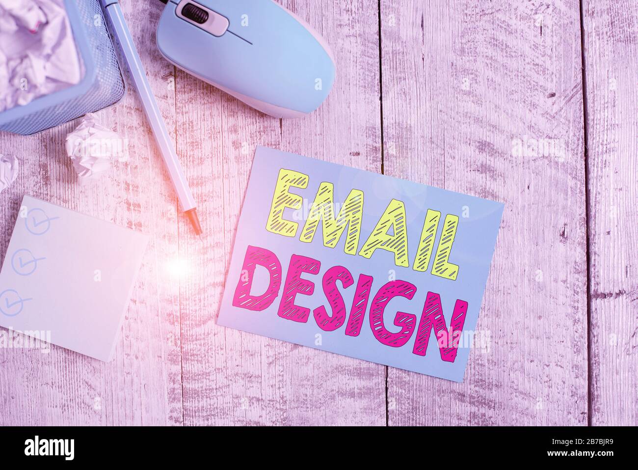 Writing note showing Email Design. Business concept for reusable HTML ...