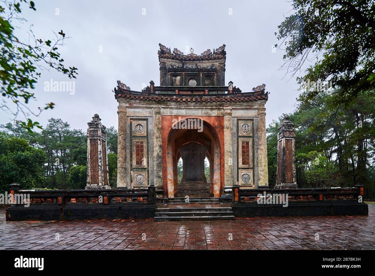 Imperial Tomb of Emperor Tu Duc in Hue, Vietnam.A UNESCO World Heritage ...