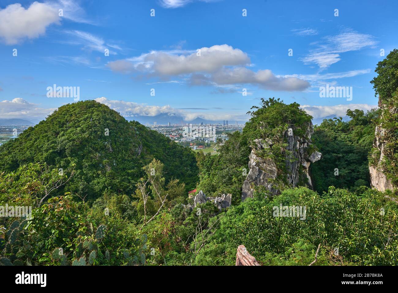 Da Nang, Vietnam, View from the Marble mountains, Danang is the third ...