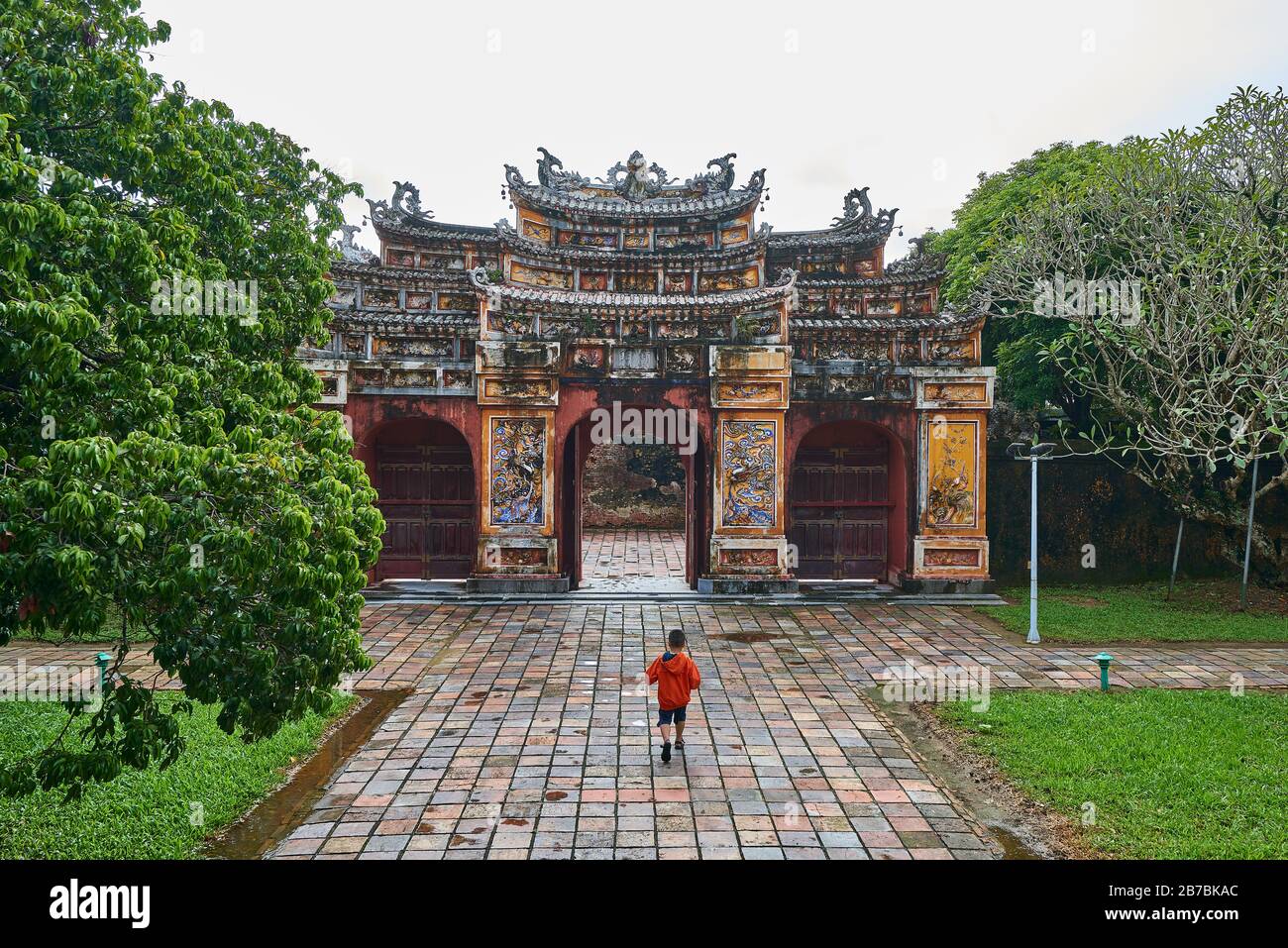 Hue Citadel, Imperial Royal Palace, Forbidden city in Hue, Vietnam ...
