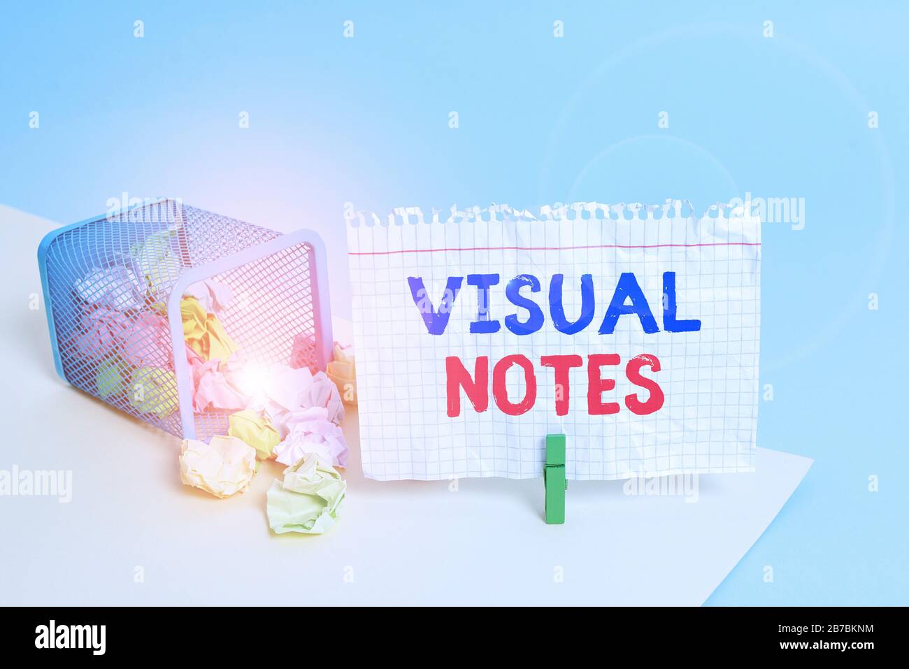 Handwriting text writing Visual Notes. Conceptual photo process of ...