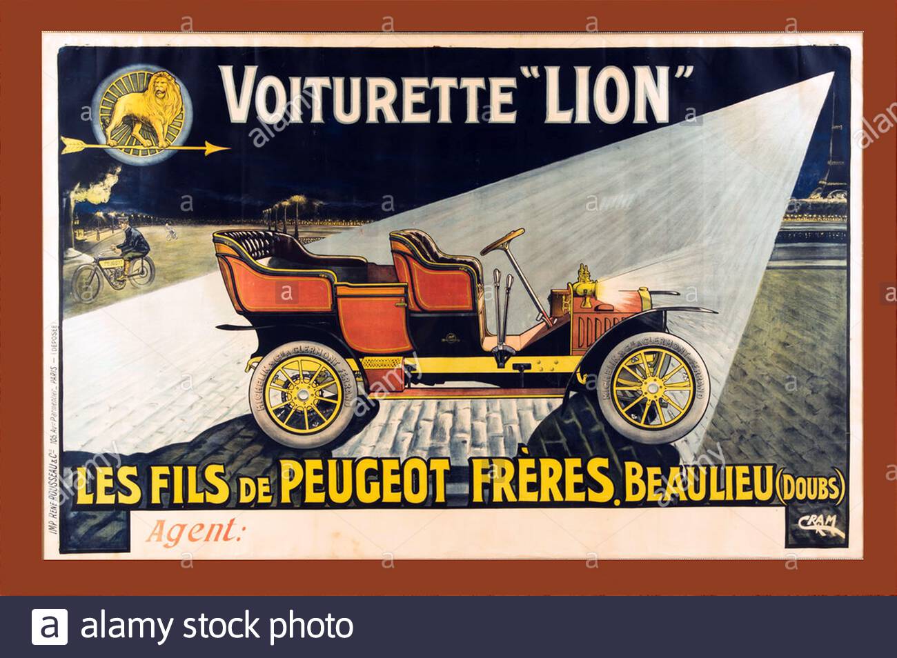 Old French Advertising Posters Stock Photos & Old French Advertising ...