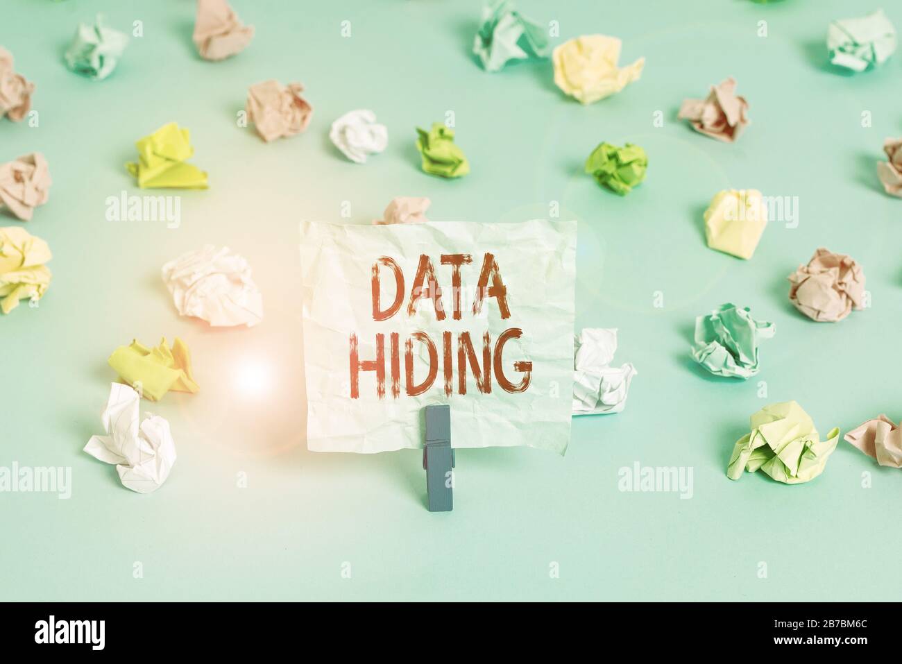 Handwriting text Data Hiding. Conceptual photo Secretly embedding data in graphics images and ...