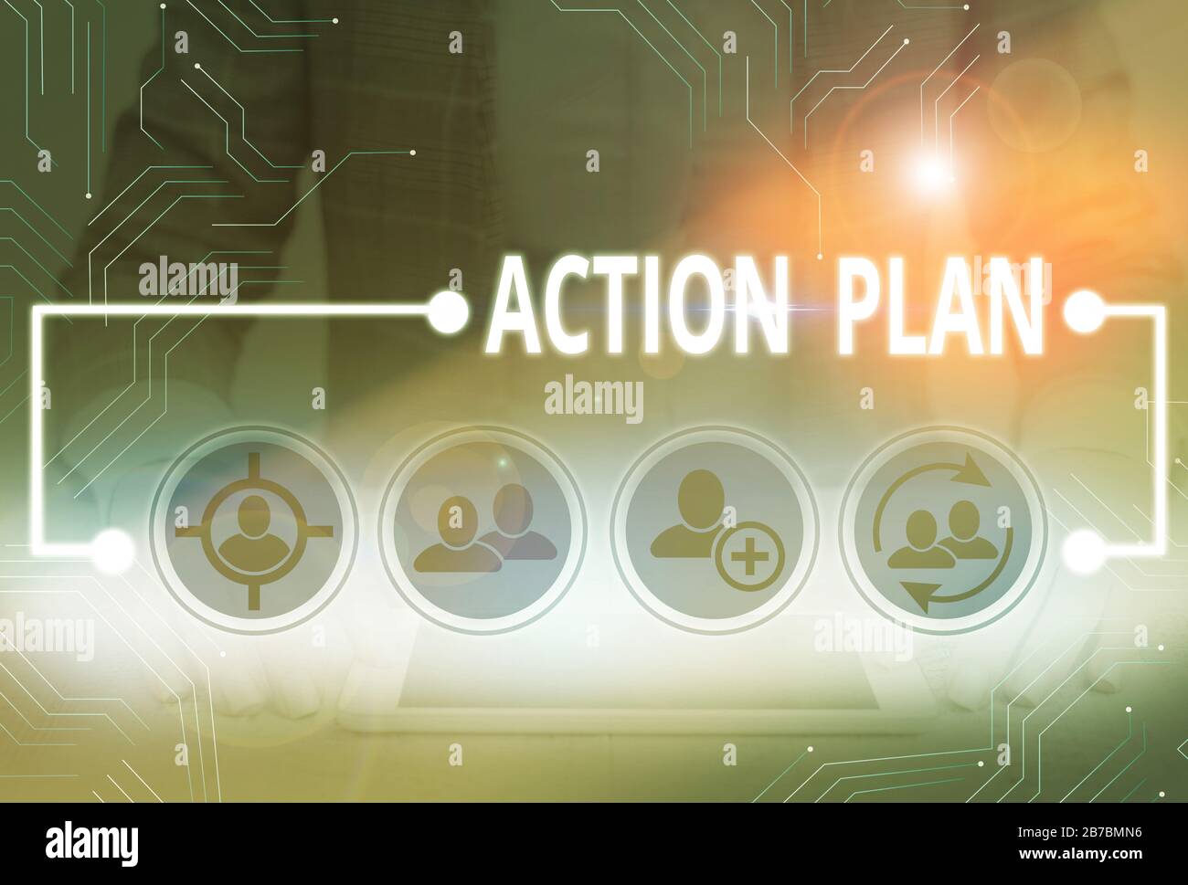 Conceptual hand writing showing Action Plan. Concept meaning the ...