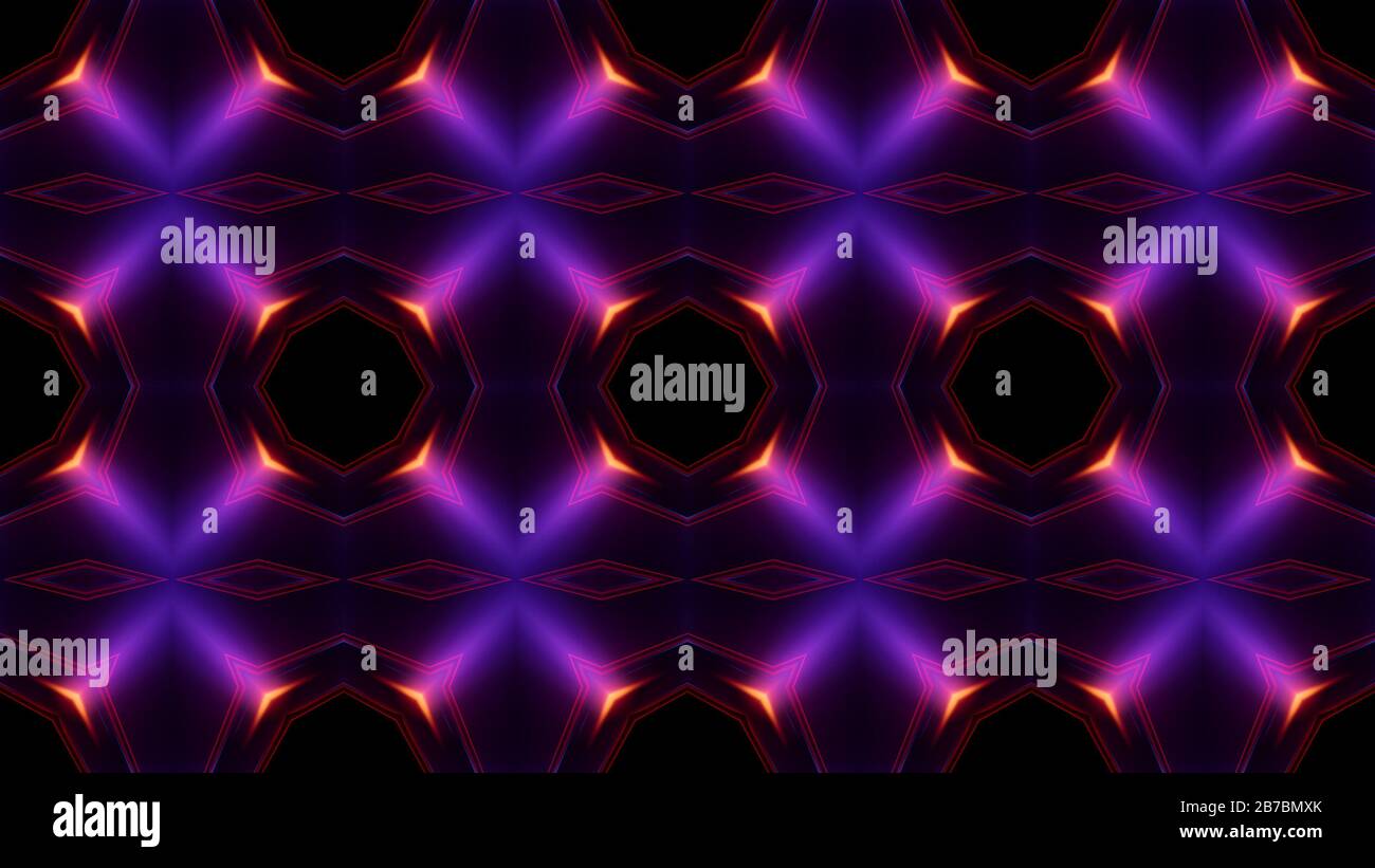 seamless abstract futuristic pattern 3d rendering illustration Stock ...