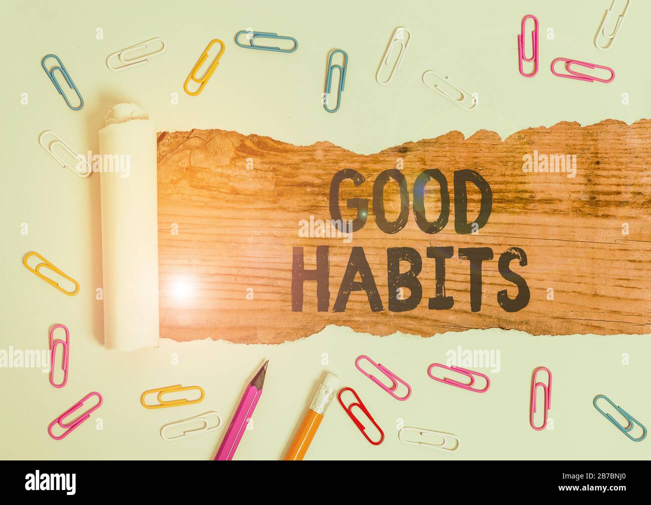 Handwriting text writing Good Habits. Conceptual photo behaviour that ...
