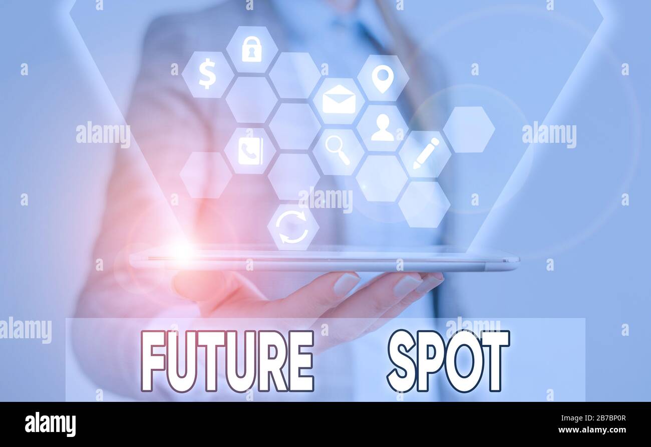 Writing note showing Future Spot. Business concept for refers to an ... Writing note showing Future Spot. Business concept for refers to an ...