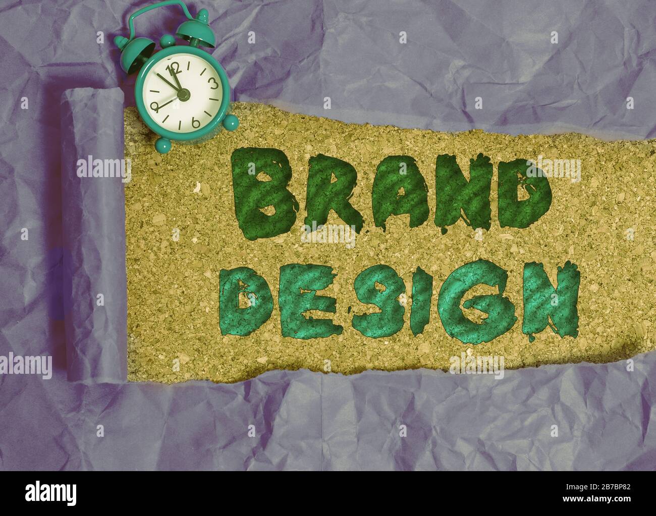 Text sign showing Brand Design. Business photo showcasing visual ...