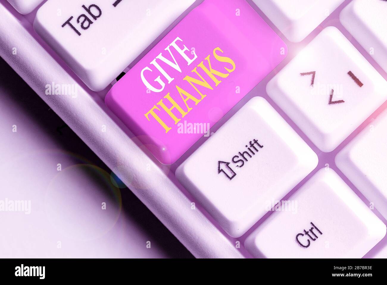 Handwriting text writing Give Thanks. Conceptual photo express ...