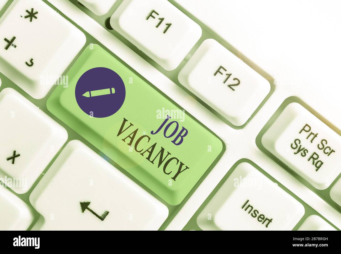 Handwriting text writing Job Vacancy. Conceptual photo job that no one ...