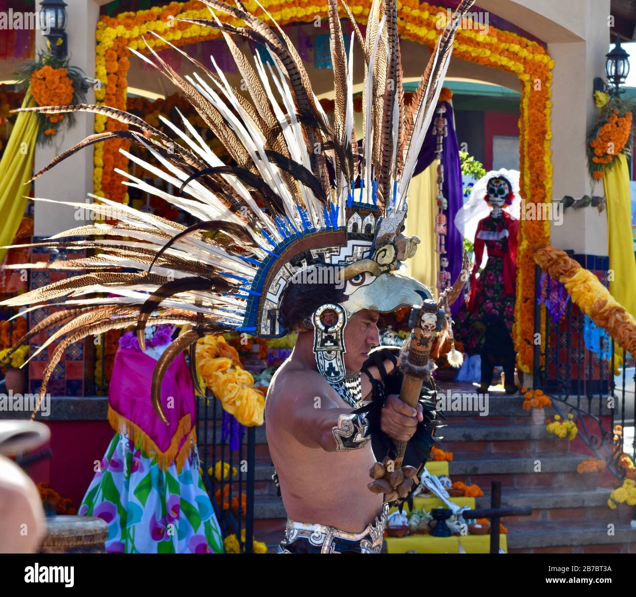 traditional dancer on Day of the Dead Stock Photo - Alamy