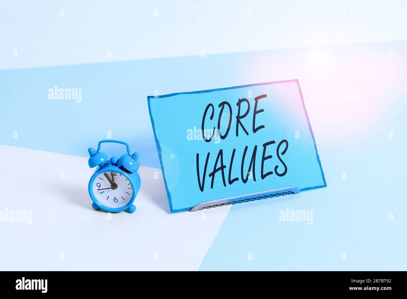 Conceptual hand writing showing Core Values. Concept meaning the ...