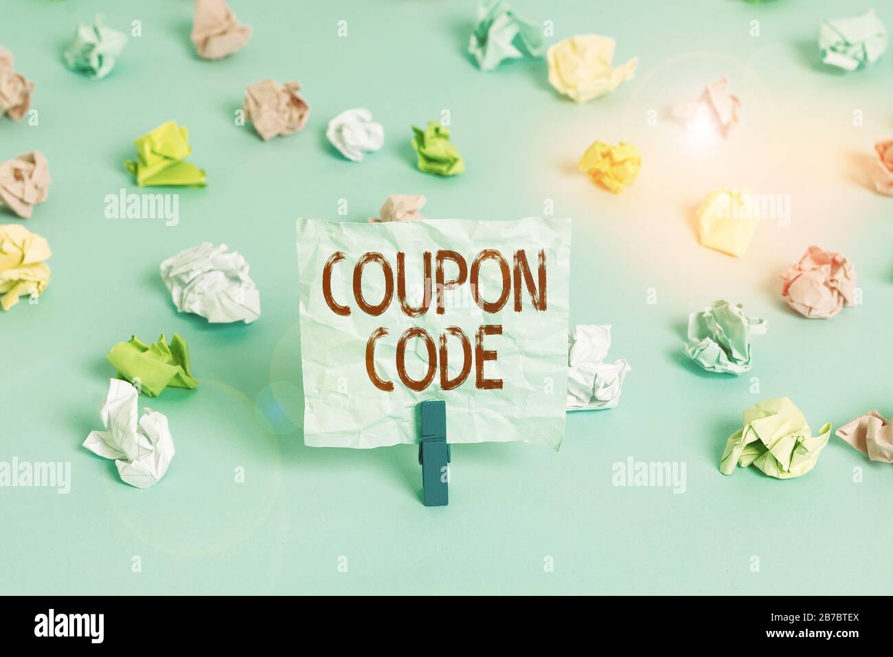 Handwriting text Coupon Code. Conceptual photo ticket or document that ...
