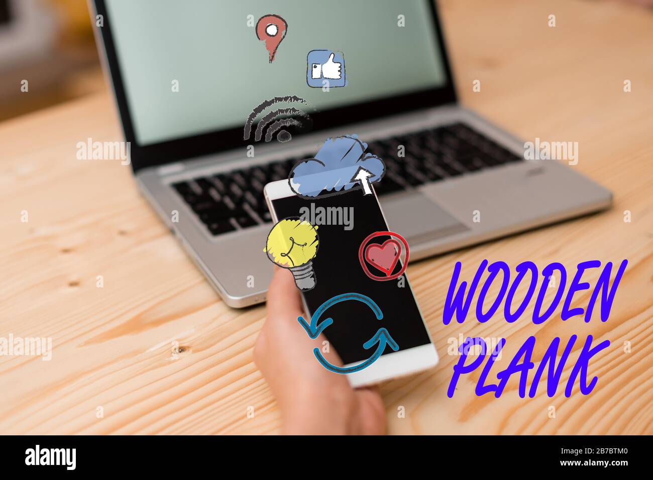 Handwriting text writing Wooden Plank. Conceptual photo wood or similar ...