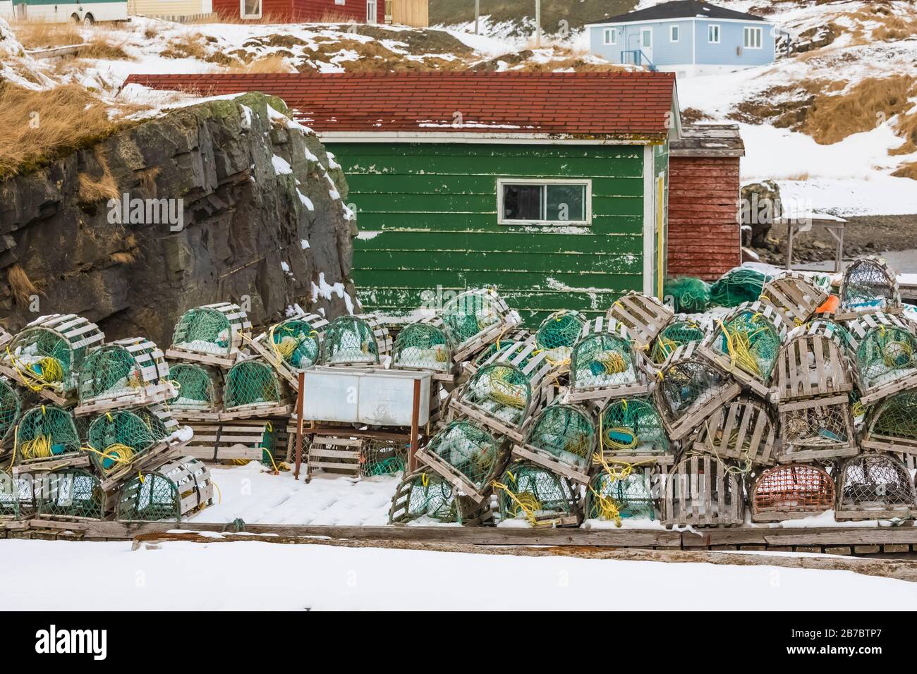 Newfoundland fishing stage hi-res stock photography and images - Alamy
