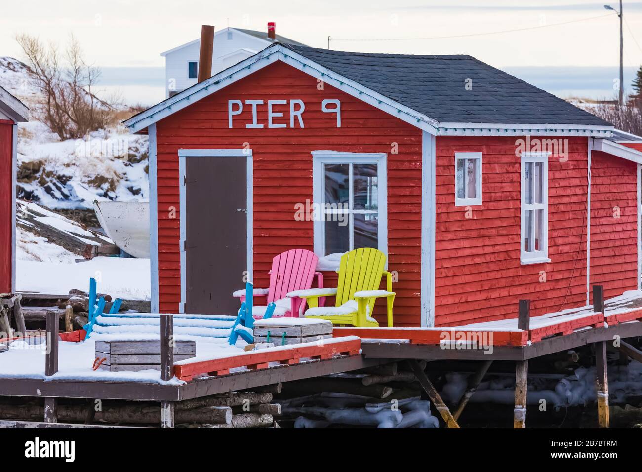 Fishing boats in bonavista newfoundland hi-res stock photography and ...