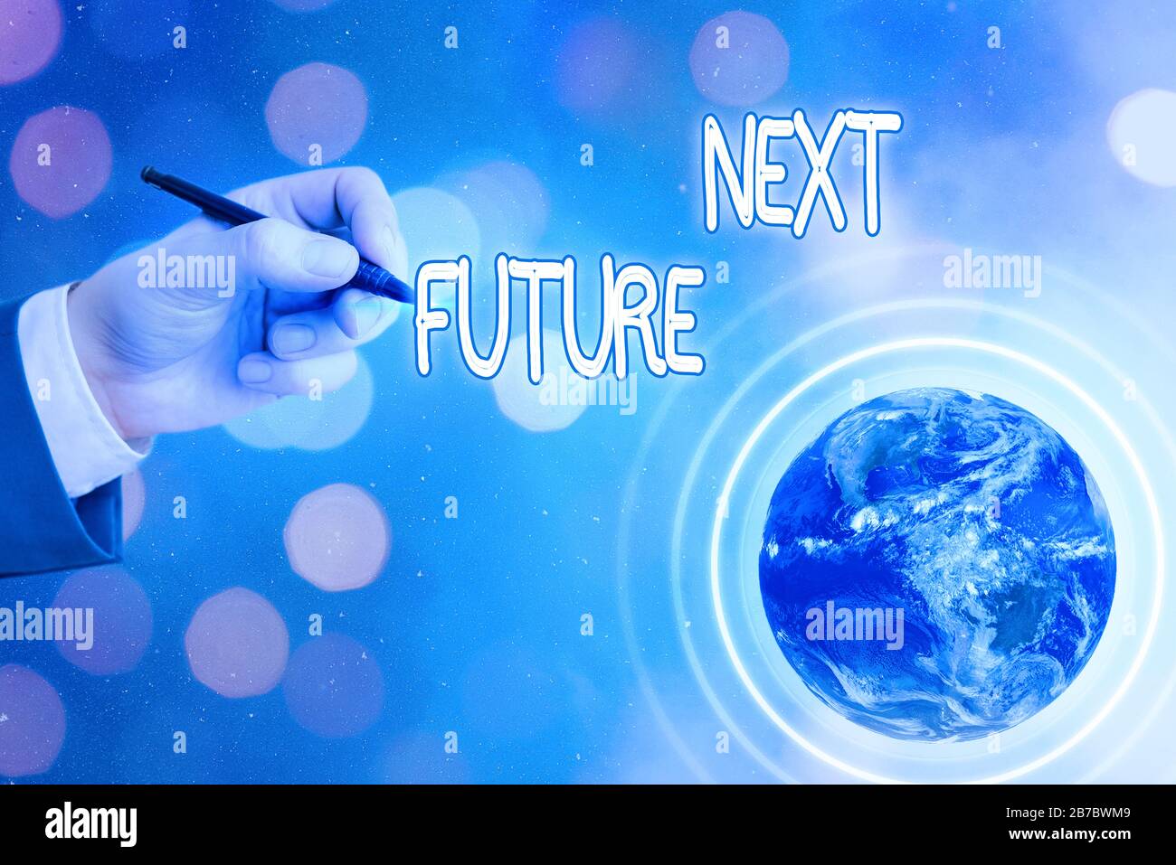 Conceptual hand writing showing Future Next. Concept meaning Set of ...