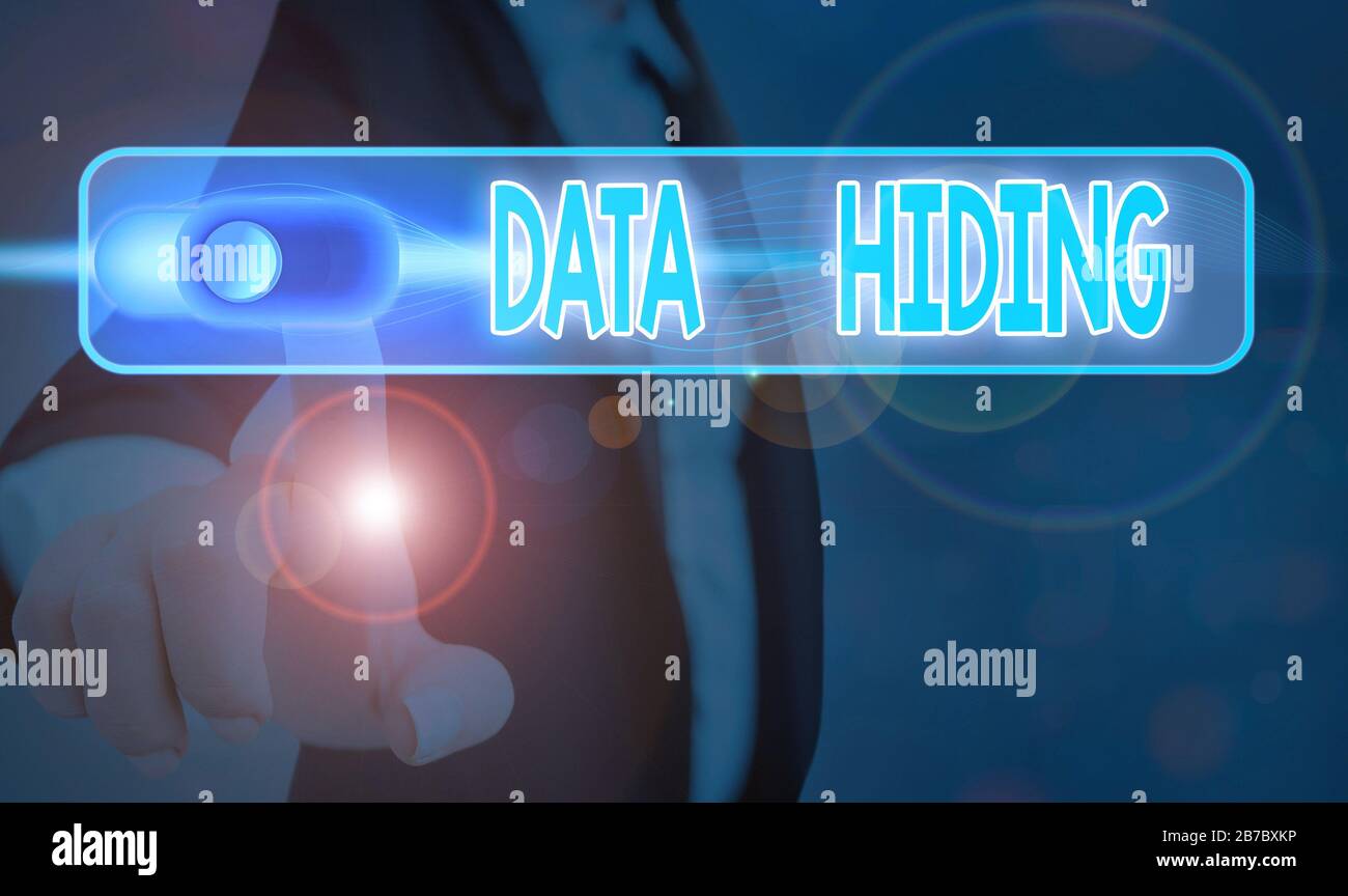 Word Writing Text Data Hiding Business Photo Showcasing Secretly Embedding Data In Graphics 9738