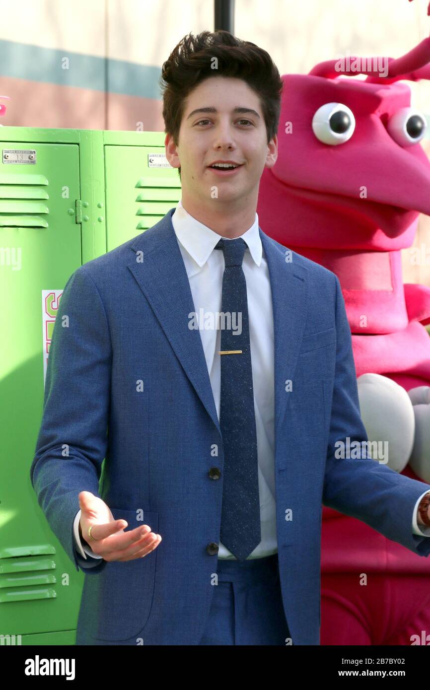 January 25, 2020, Burbank, CA, USA: LOS ANGELES - JAN 25: Milo Manheim ...