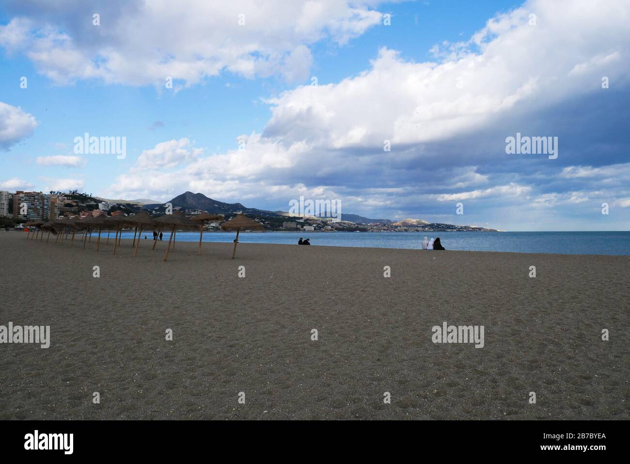 Stormy beach spain resort hi-res stock photography and images - Alamy