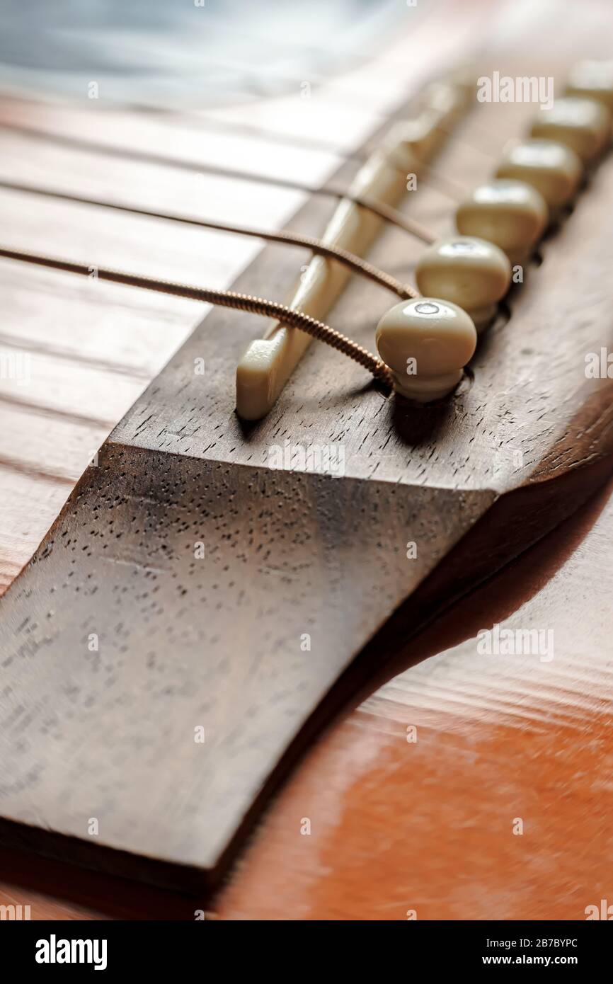Classic guitar bridge hi-res stock photography and images - Alamy