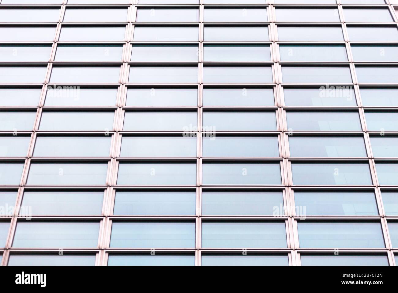 Close up external building window facade of tallest building in Taiwan ...