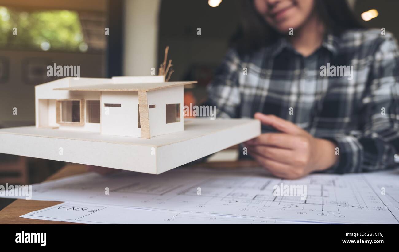 Female architect modeling hi-res stock photography and images - Alamy