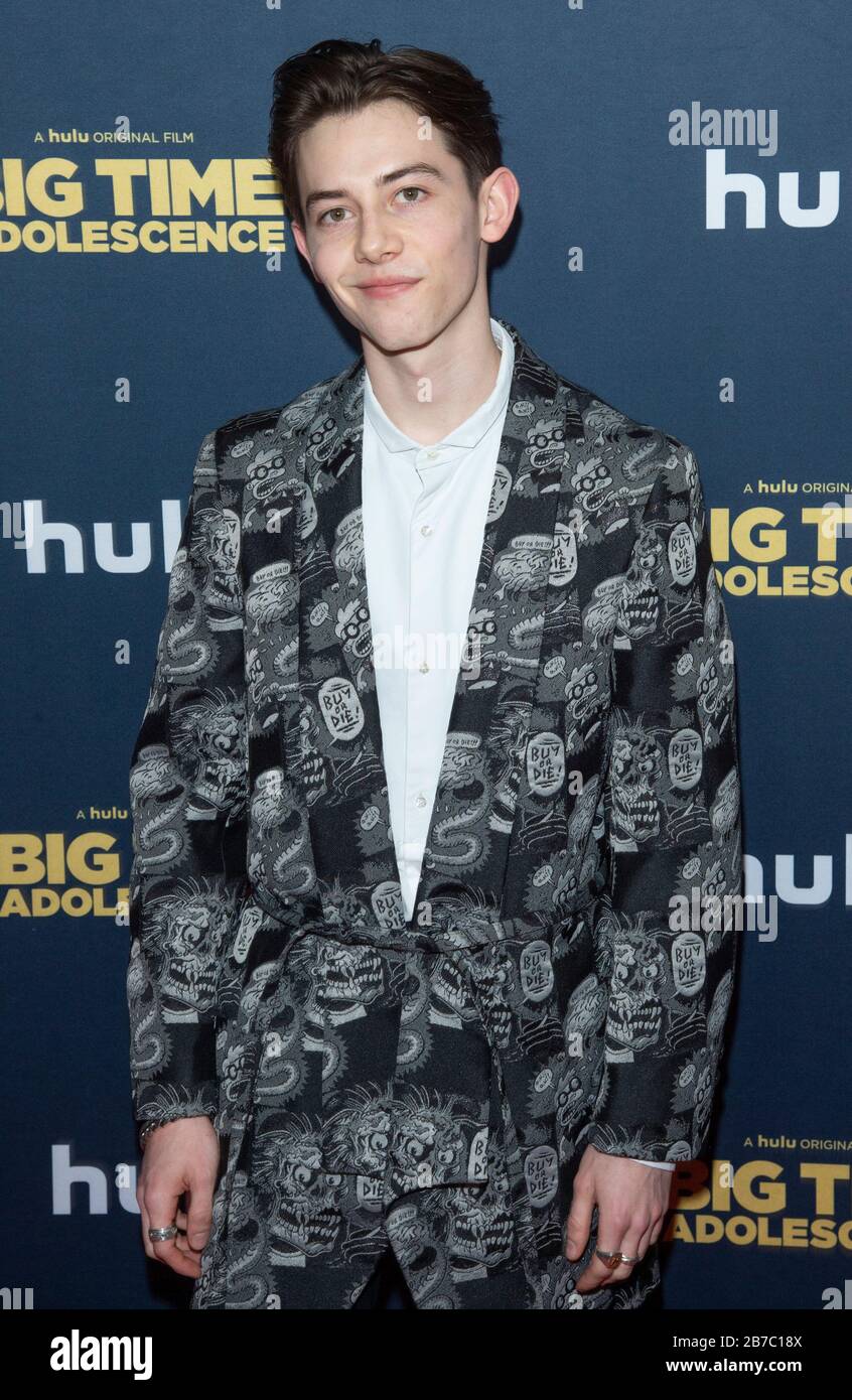 New York, NY - March 5, 2020: Griffin Gluck attends the premiere of Big ...