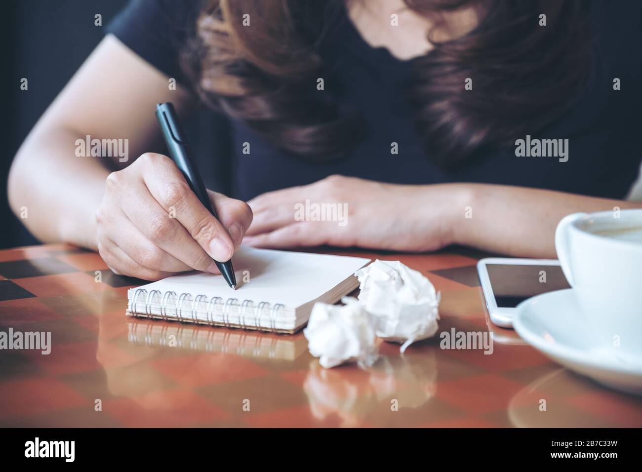 Paper screwed hi-res stock photography and images - Alamy