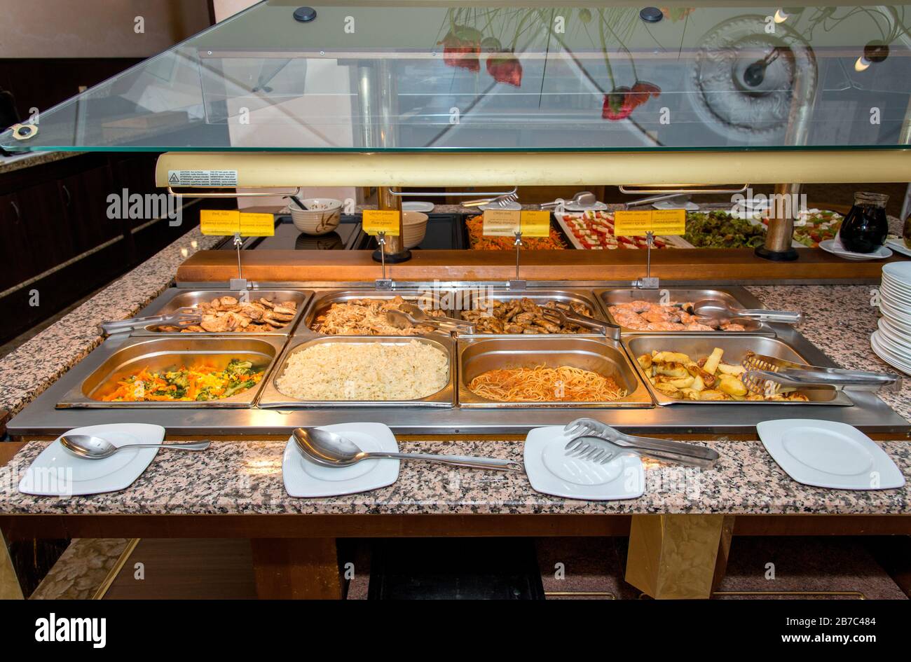 Catering buffet food in hotel restaurant. Cuisine culinary buffet ...
