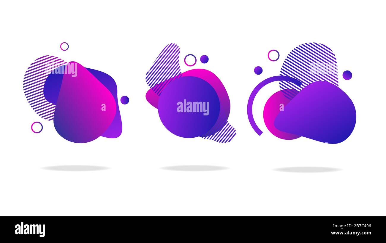 Set of abstract badges, icons or shapes Stock Vector Image & Art - Alamy