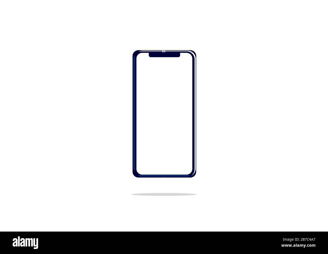 Editable phone mockup Cut Out Stock Images & Pictures - Alamy