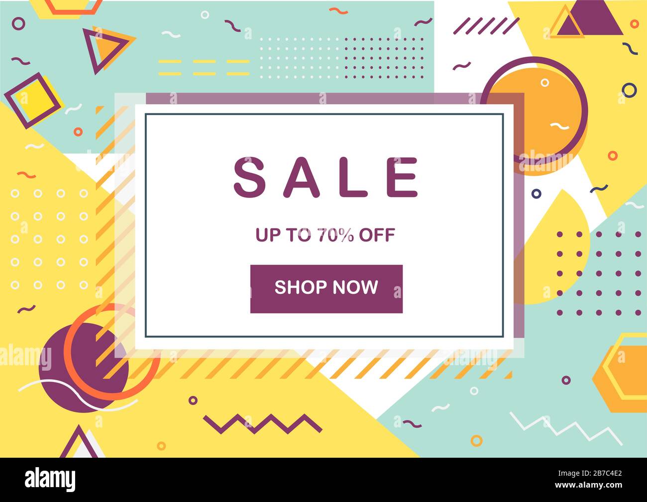 Promotional poster layout Stock Vector Images - Alamy