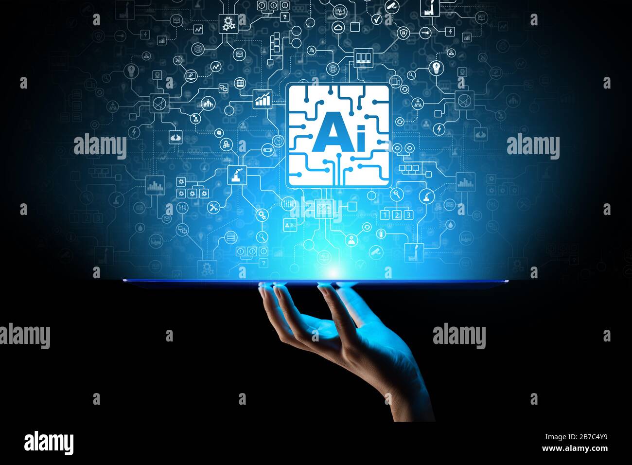 AI Artificial intelligence, Machine learning, Big data analysis and ...