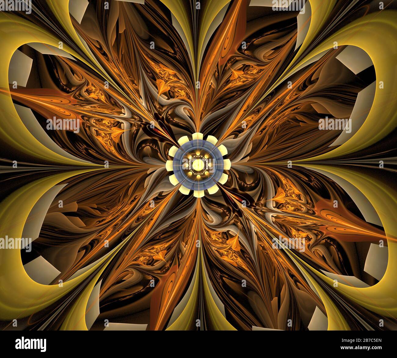 Computer generated fractal artwork for creative art,design and ...