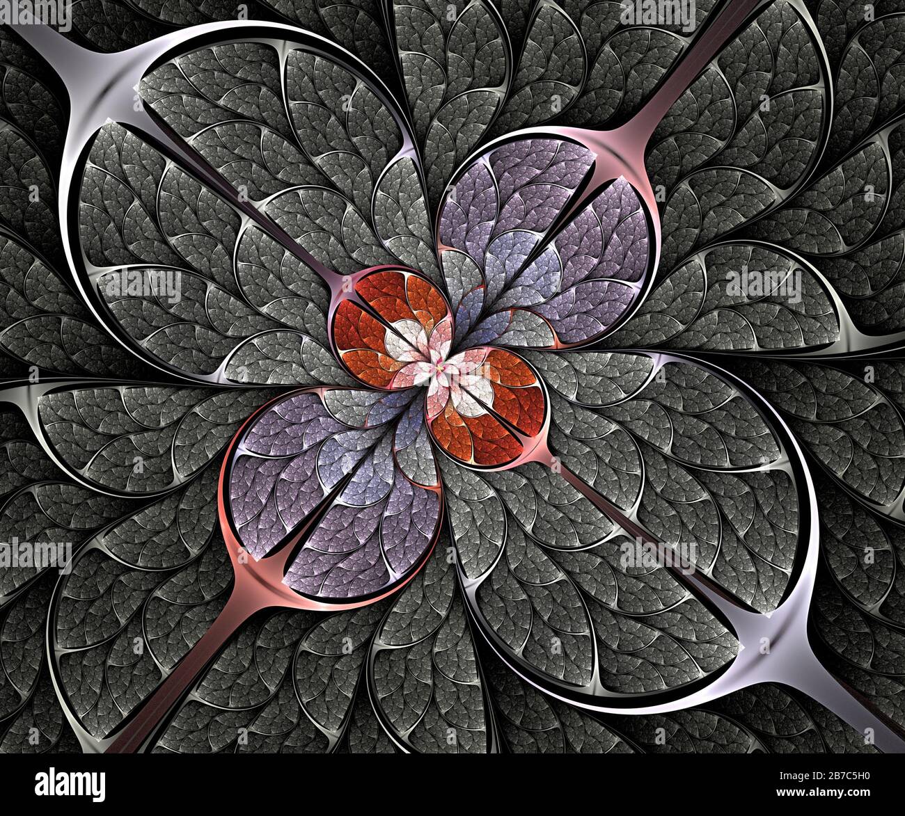 Computer generated fractal artwork for creative art,design and ...