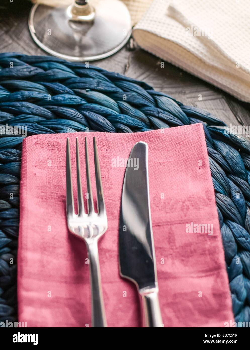 Formal table decor setting for holiday dinner, luxury tableware concept ...