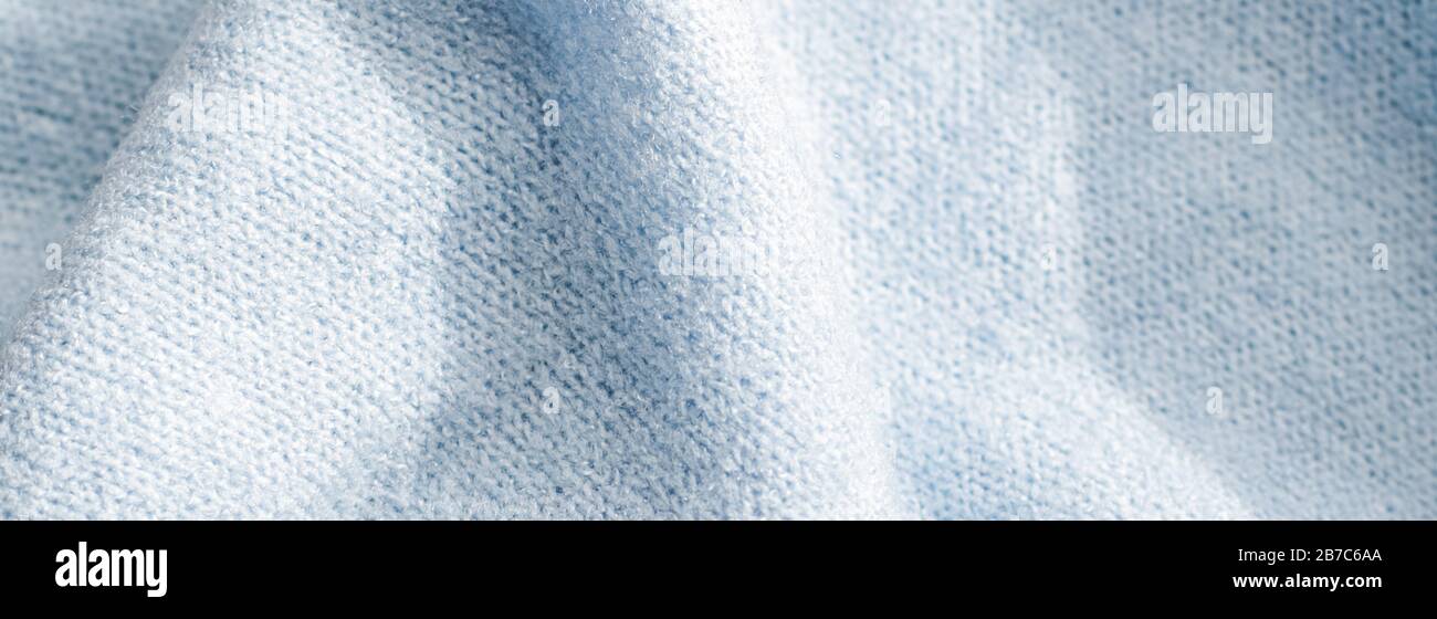 Premium blue fabric texture, decorative textile as background for ...