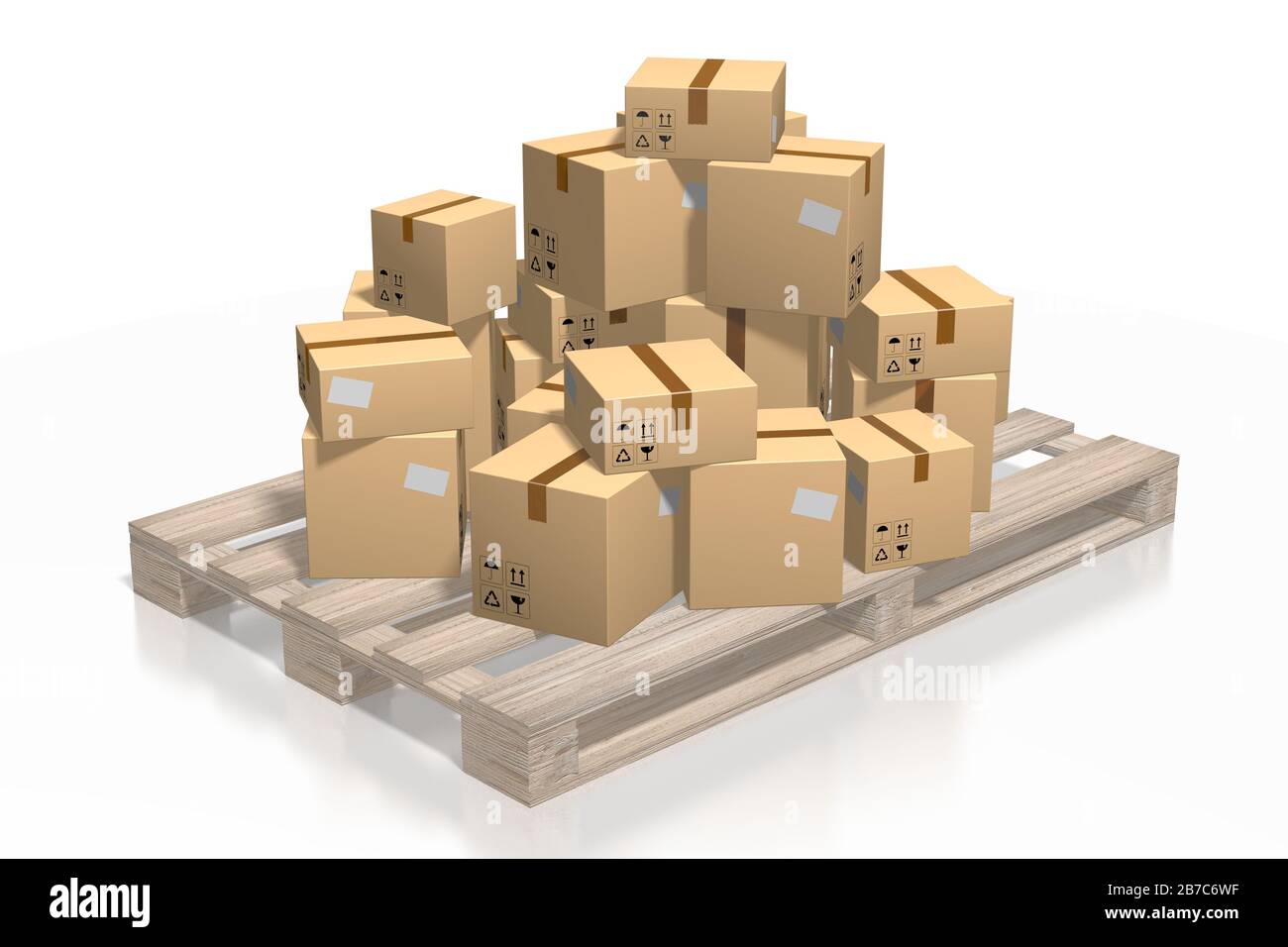 Shipping palette hi-res stock photography and images - Alamy