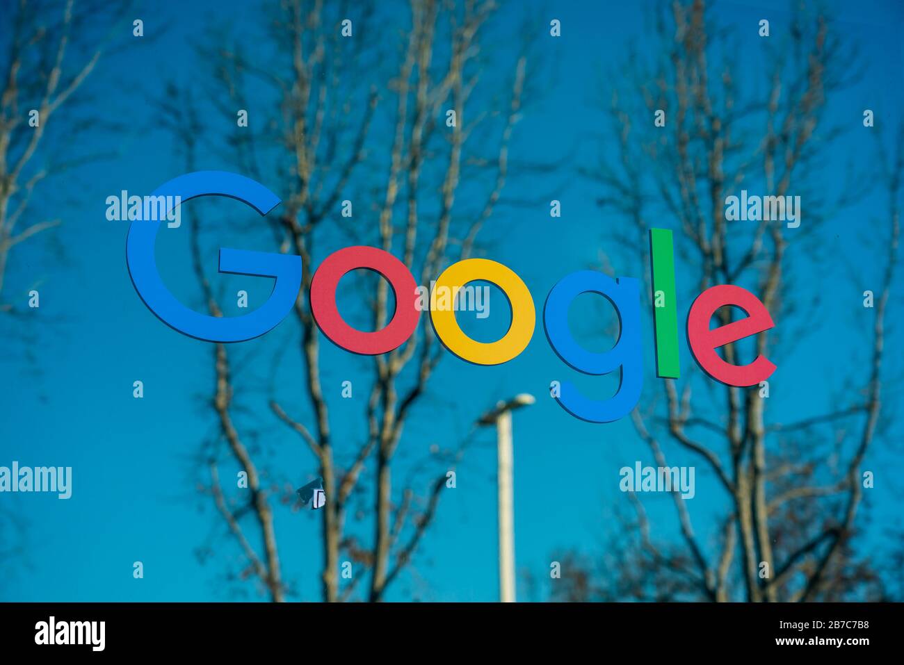 American multinational technology company Google logo seen at Google ...