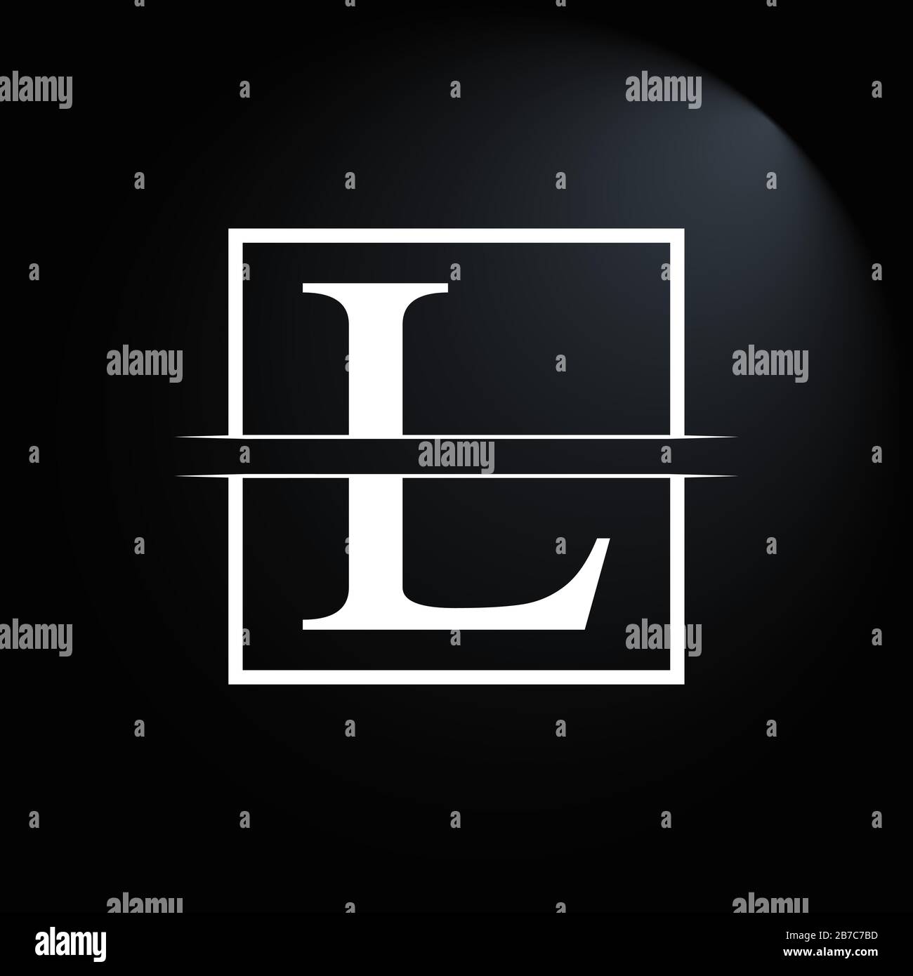 Letter l logo hi-res stock photography and images - Alamy