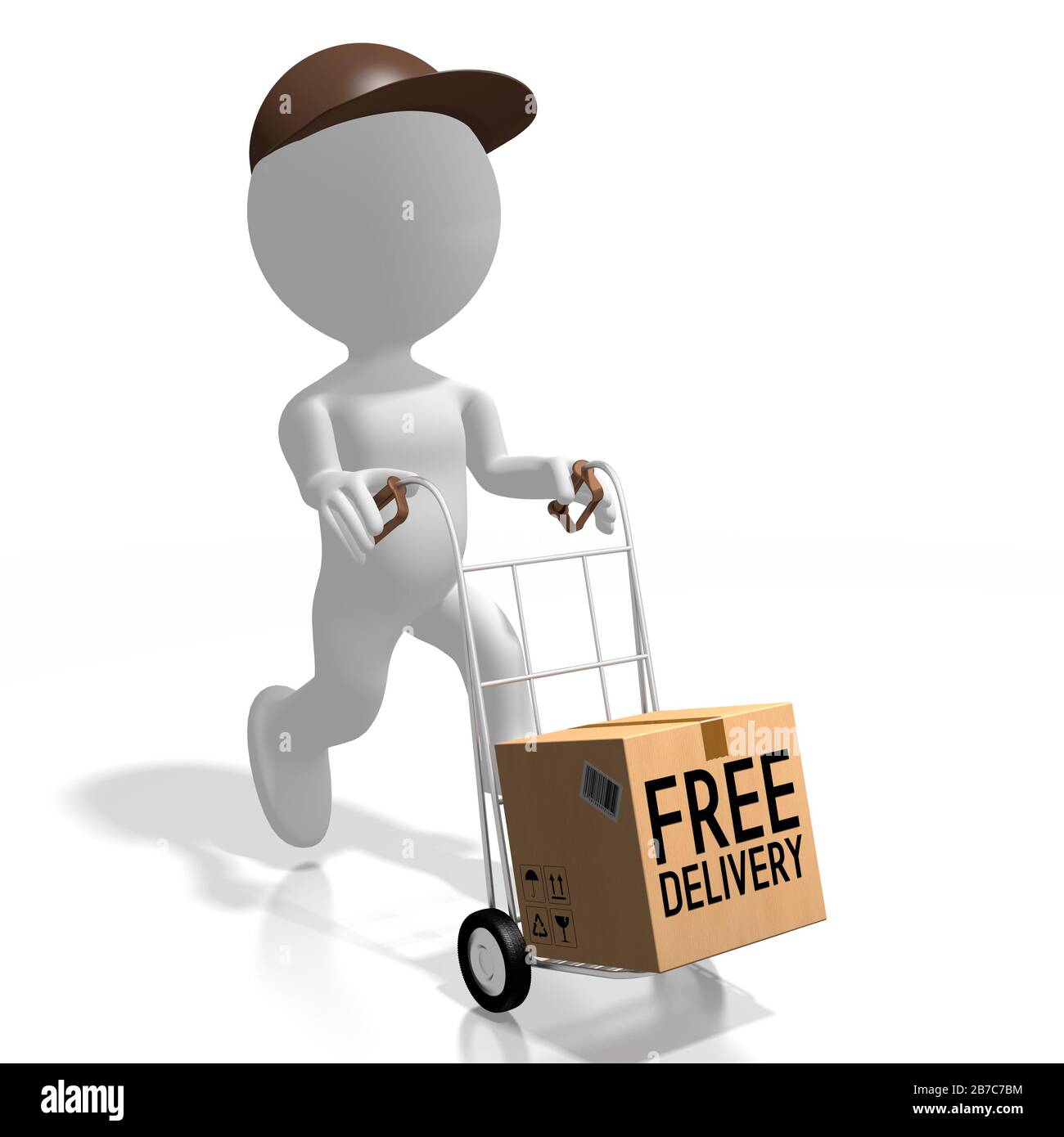 Postman cart trolley hi-res stock photography and images - Alamy