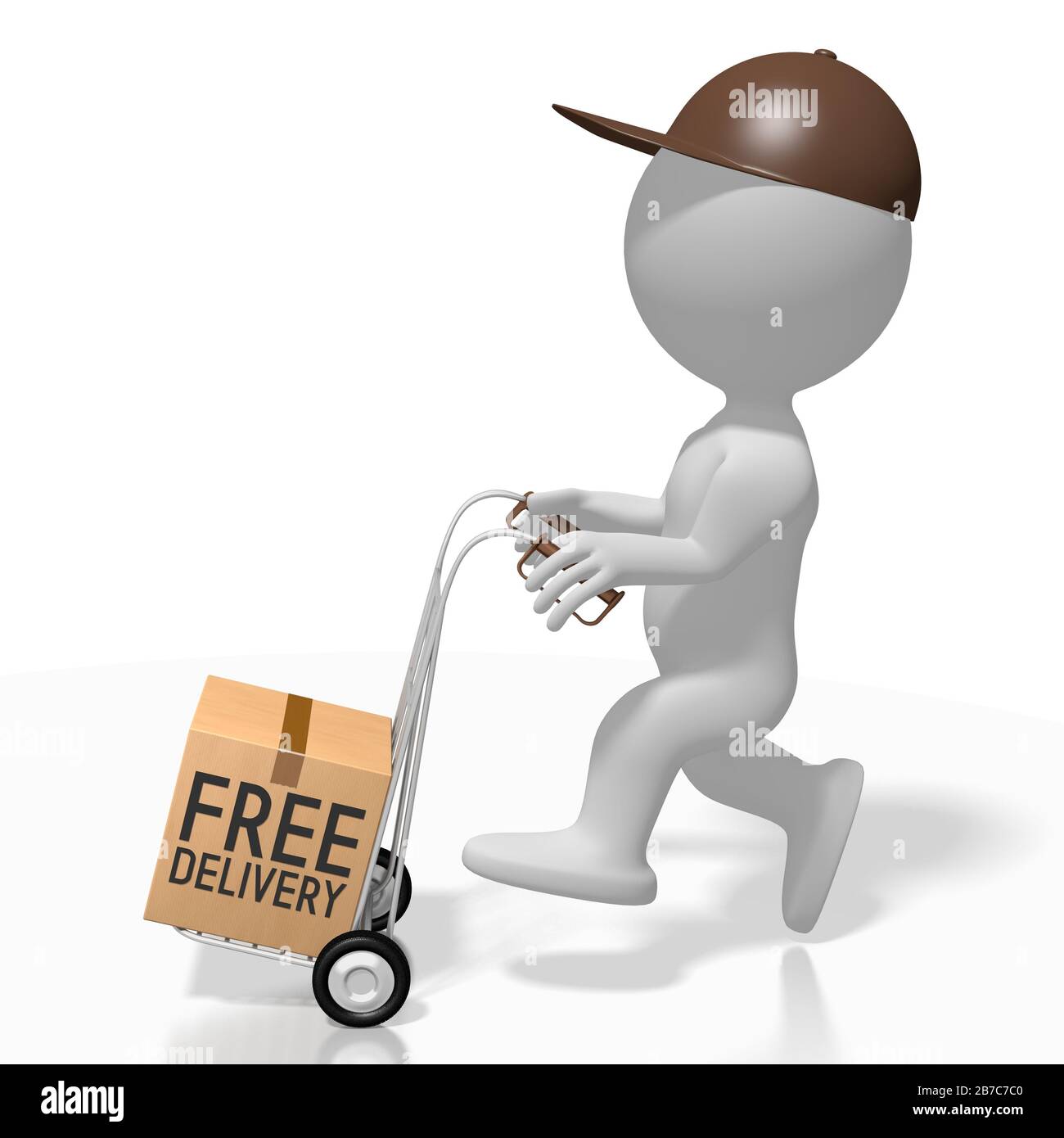 Postman cart trolley hi-res stock photography and images - Alamy