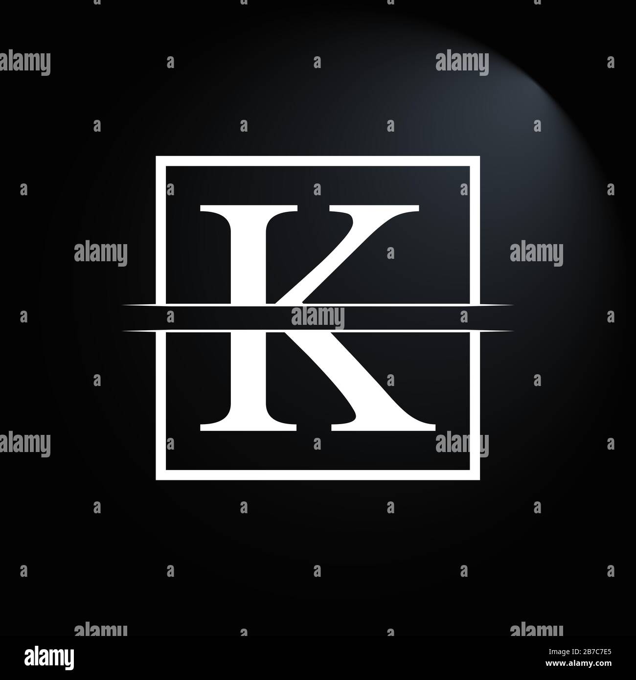 Initial Square Letter K Logo Design Business Vector Template. Creative ...