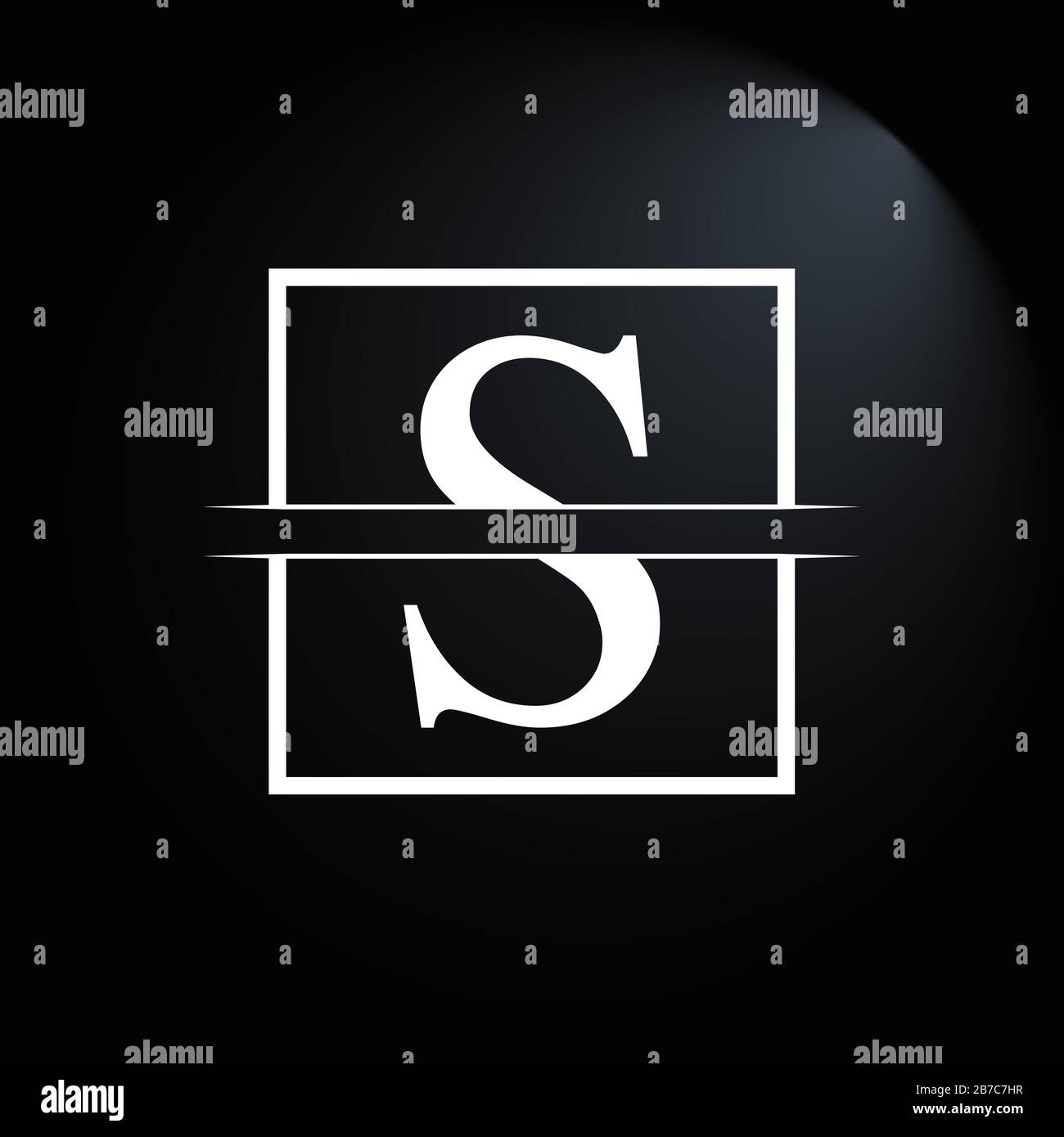 Initial Square Letter S Logo Design Business Vector Template. Creative ...