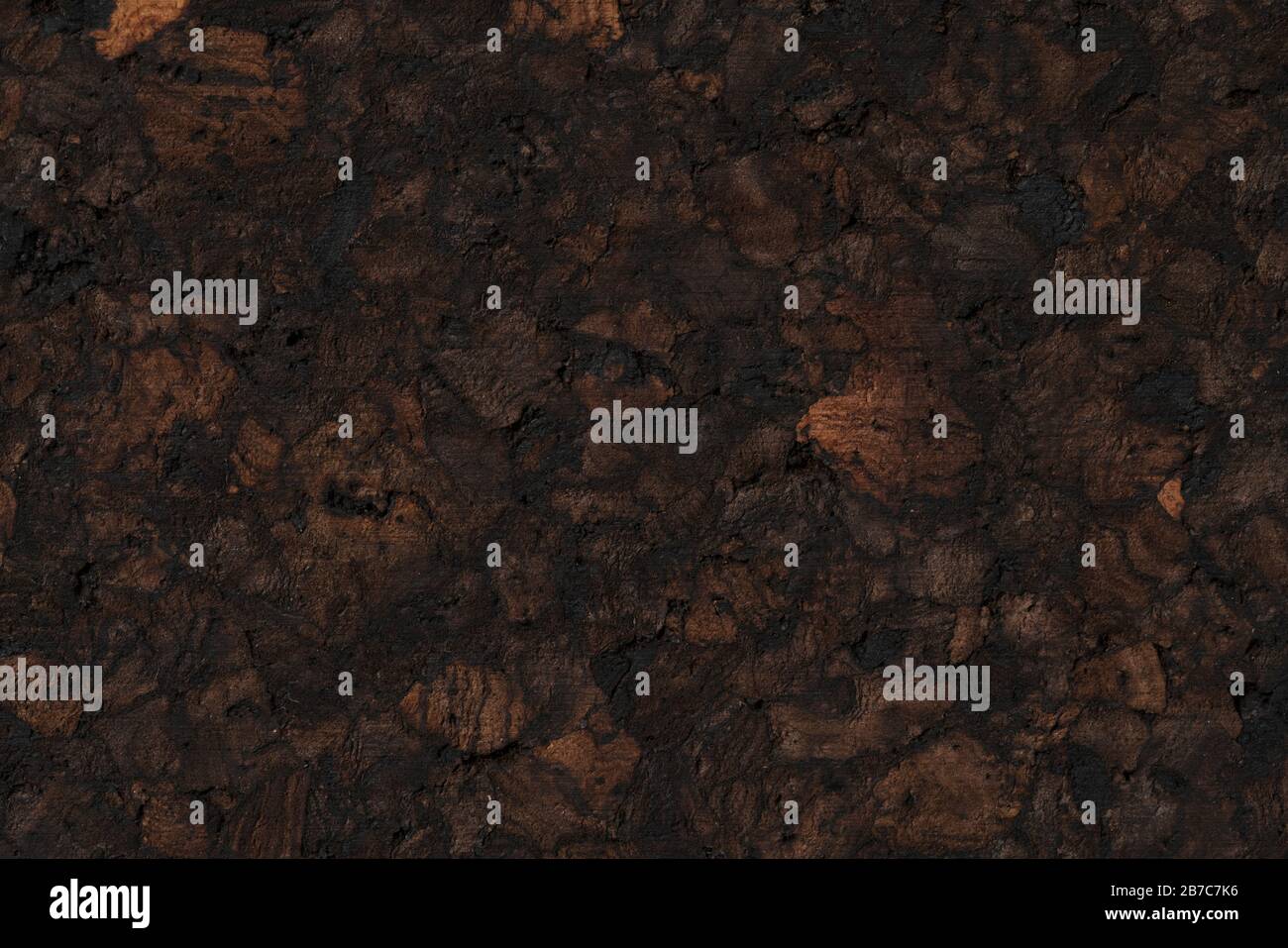 Texture of dark cork with oil finish, background Stock Photo - Alamy