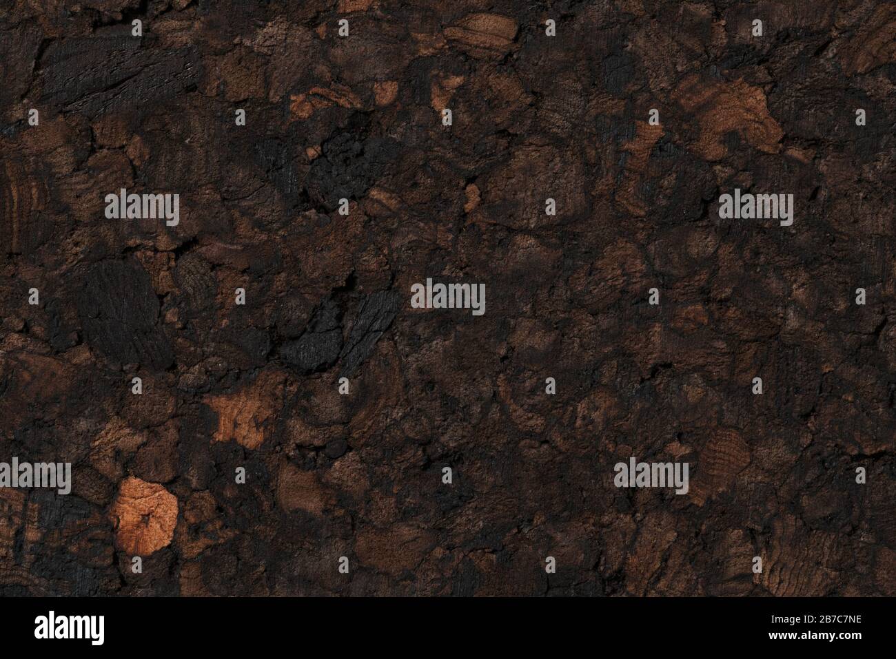 Texture of dark cork with oil finish, background Stock Photo - Alamy