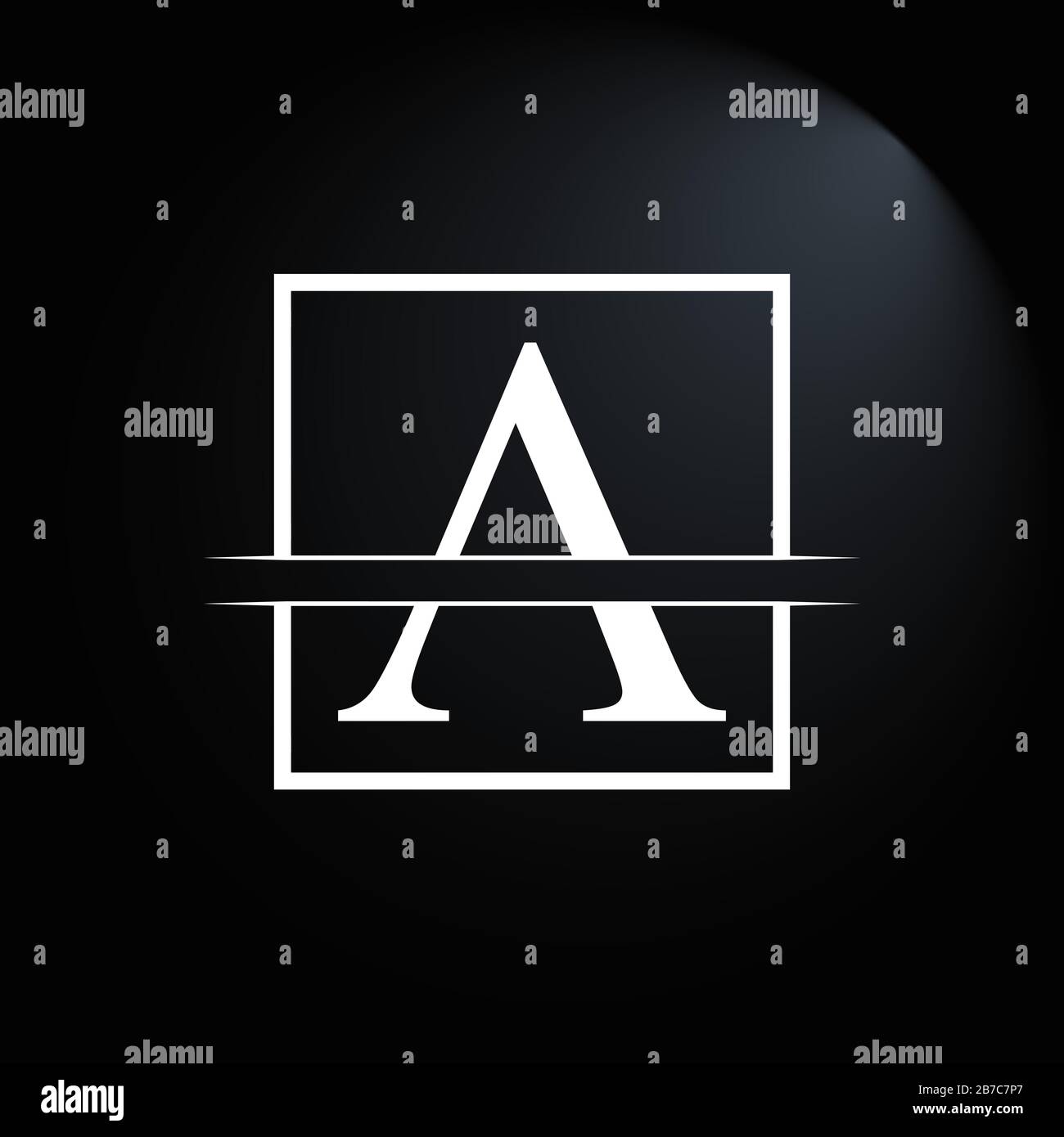 Initial Square Letter A Logo Design Business Vector Template. Creative ...